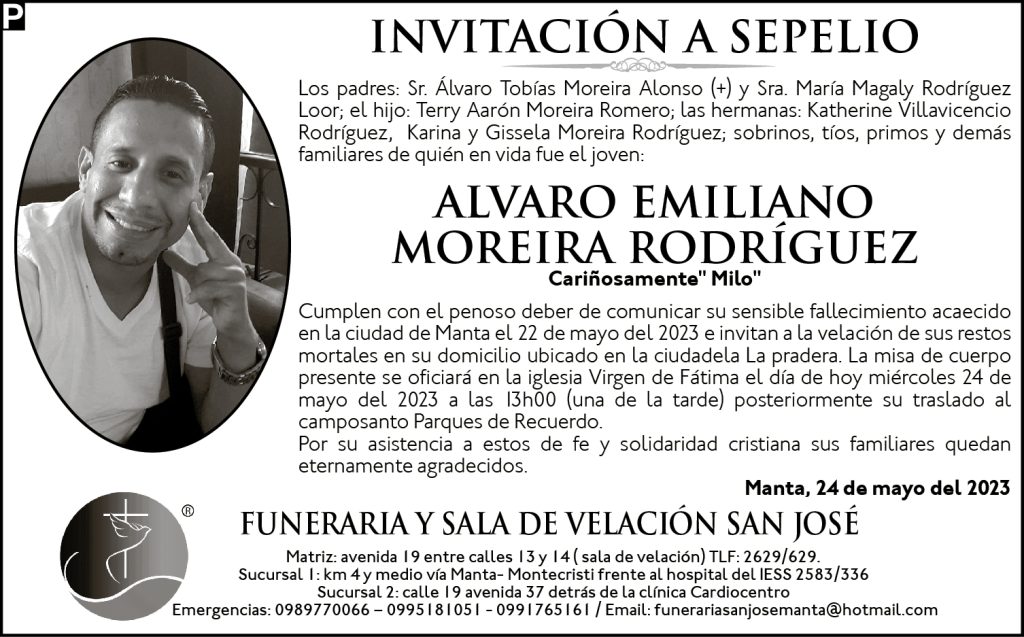SR. ALVARO EMILIANO MOREIRA RODRÍGUEZ - La Marea SR. ALVARO EMILIANO MOREIRA RODRÍGUEZ - La Marea
